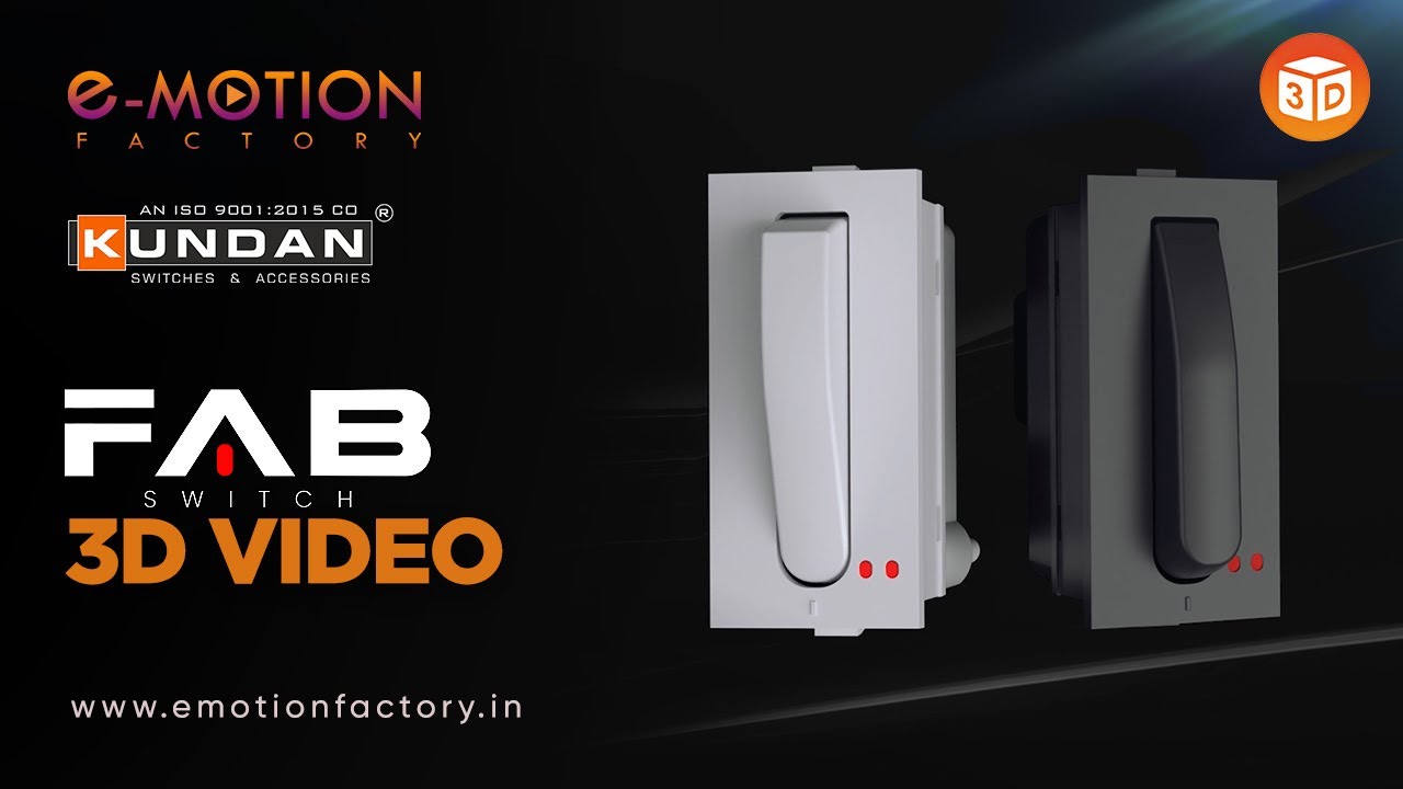Kundan Fab Switch 3d Animation Product video - YouTube