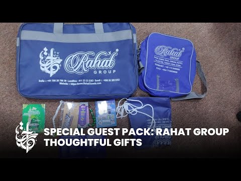 Rahat Group Guest Essentials: Bag, Book, and Chappal Bag - YouTube