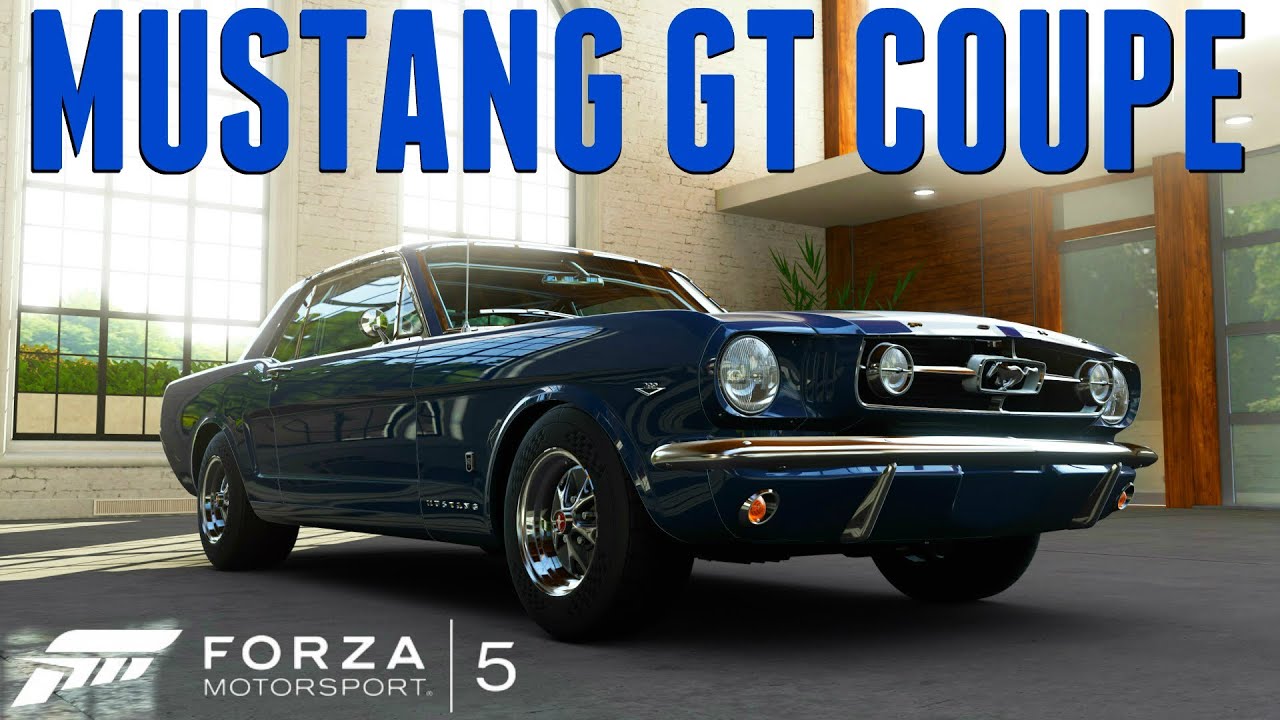 Forza 5 Custom Cars - #26 1965 Mustang GT Coupe + Hooning With Andy ...