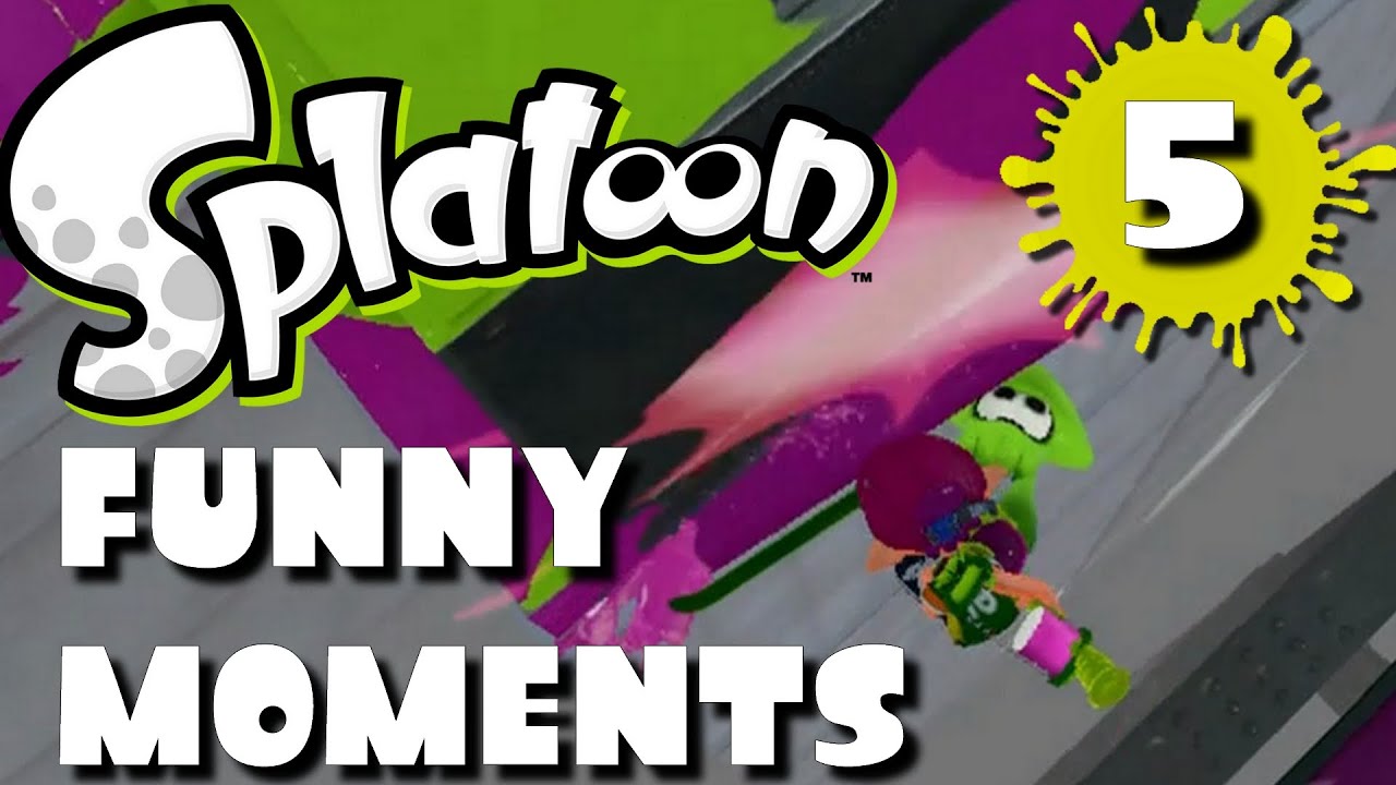 SPLATOON FUNNY MOMENTS 5 (Epic kill, strange lags and more) - YouTube