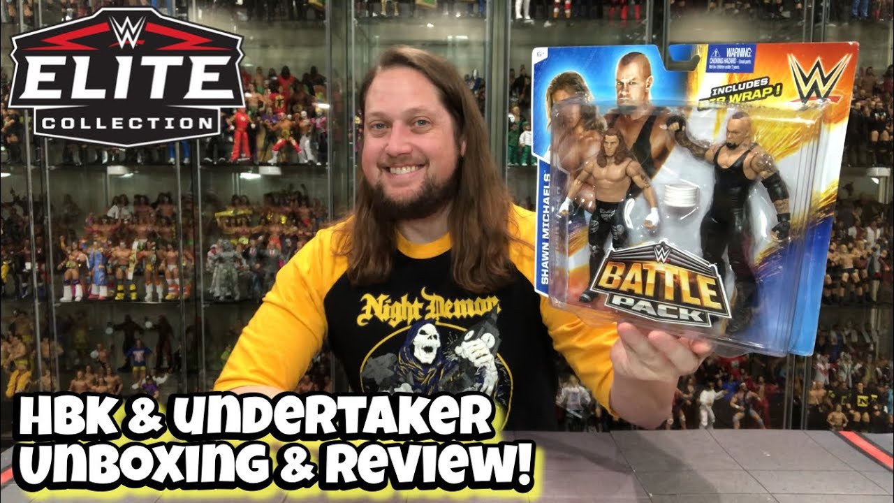 Shawn Michaels & The Undertaker WWE Battle Pack Unboxing & Review ...