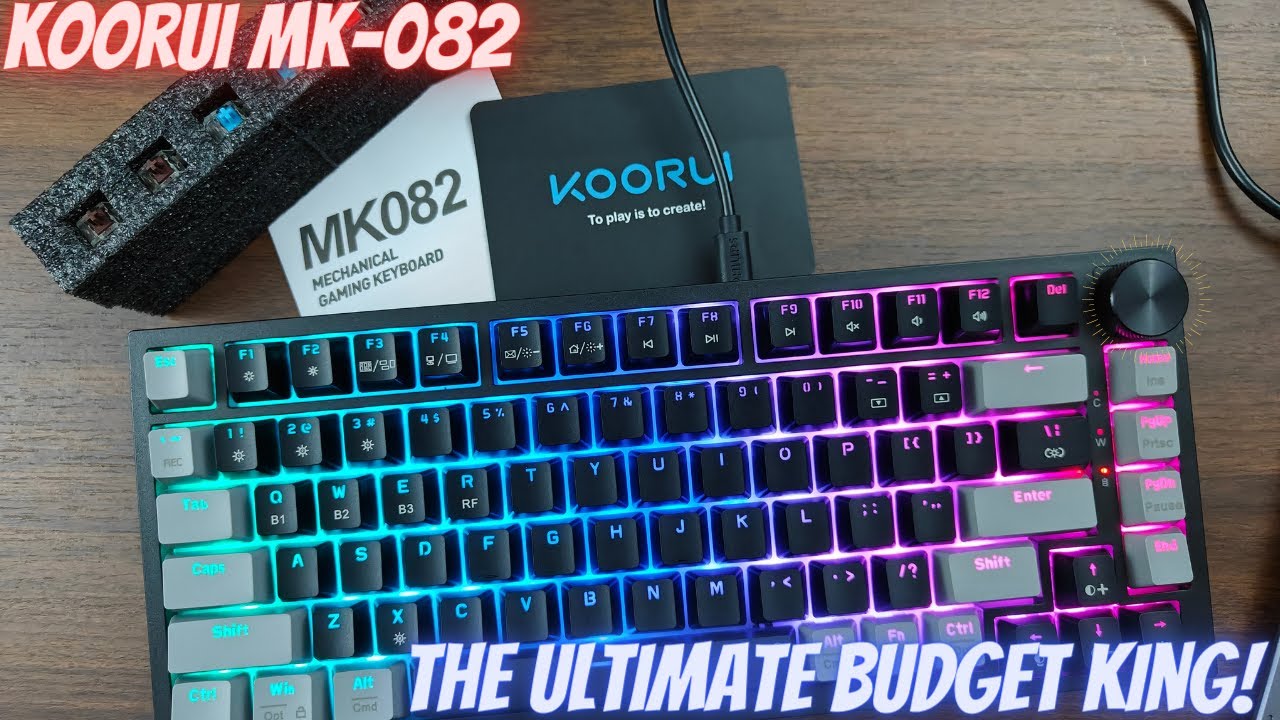 Koorui MK-082 Mechanical Keyboard - The Ultimate Budget King! - YouTube