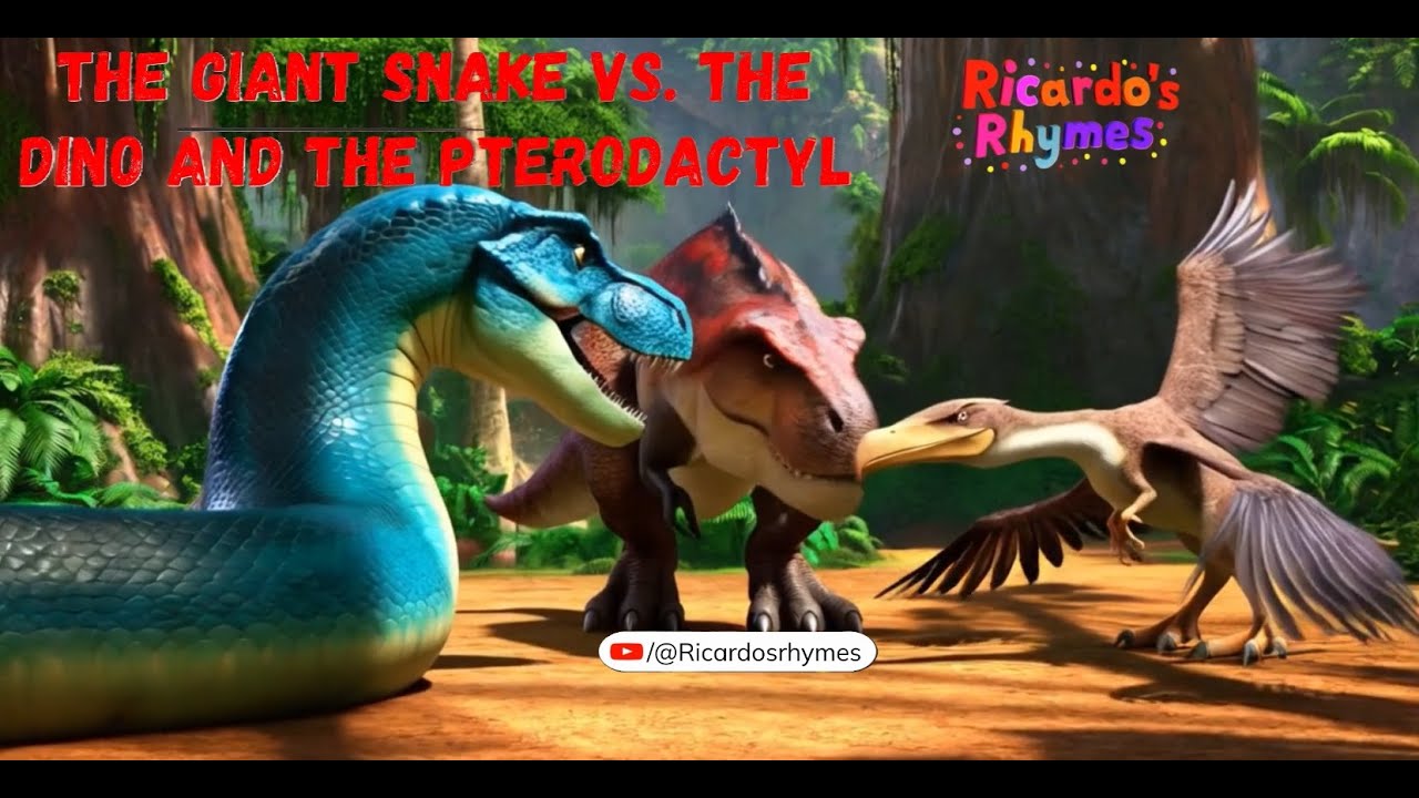 🦖 The Giant Snake vs. The Dino and the Pterodactyl 🦖 - YouTube