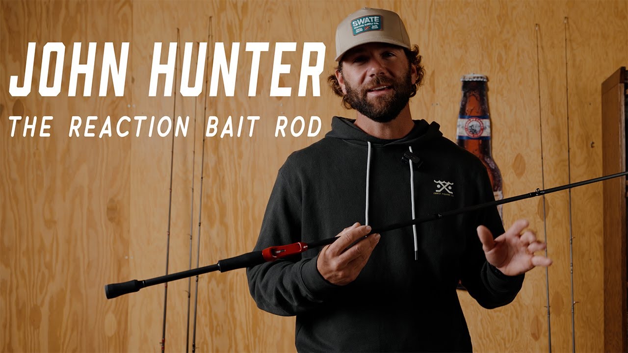 MLF Pro John Hunter's Go-To Reaction Bait Rod | Swate Brigade Black ...