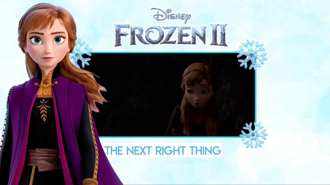 [ALMOST CLEAN ACAPELLA] Frozen 2 - The Next Right Thing - YouTube