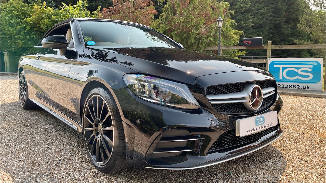 2020 Mercedes C43 AMG 4Matic 9Speed Auto Cabriolet in Obsidian Black ...