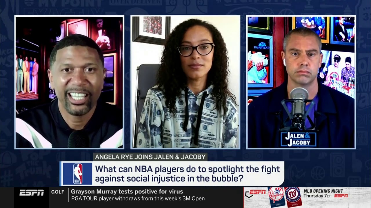 Angela Rye Joins Jalen & Jacoby on ESPN! - YouTube