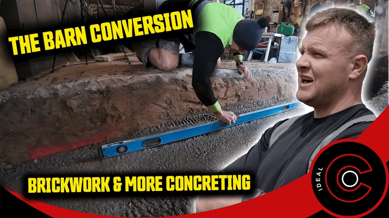 brickwork up to DPC and concreting the internal footings - YouTube