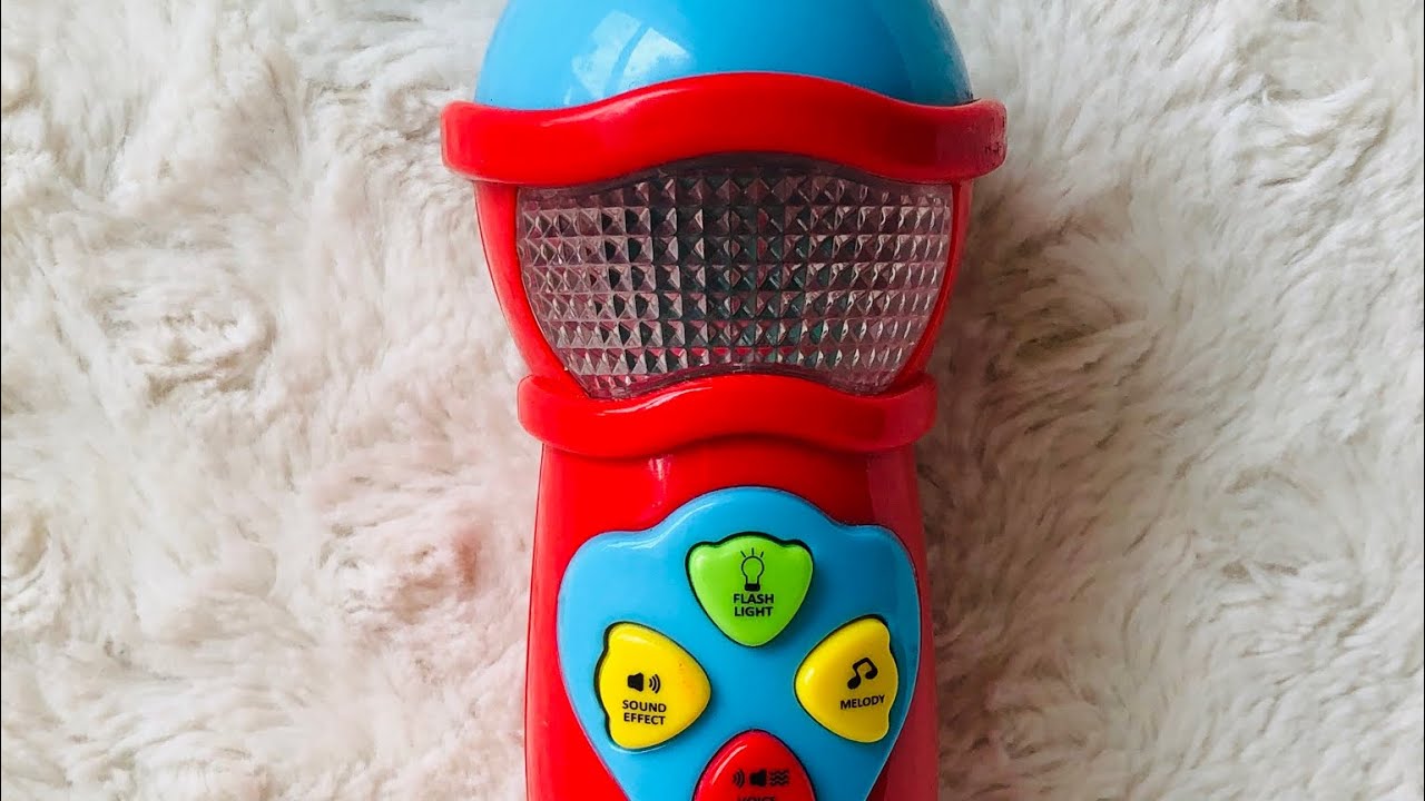 Kids Microphone Toy with Voice Change/ Microfon interactiv Tesco cu ...