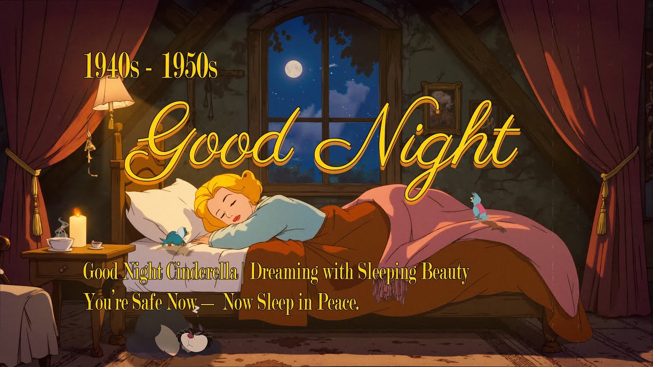 Goodnight Cinderella – Vintage Oldies Music & Nature Sounds Cozy ...