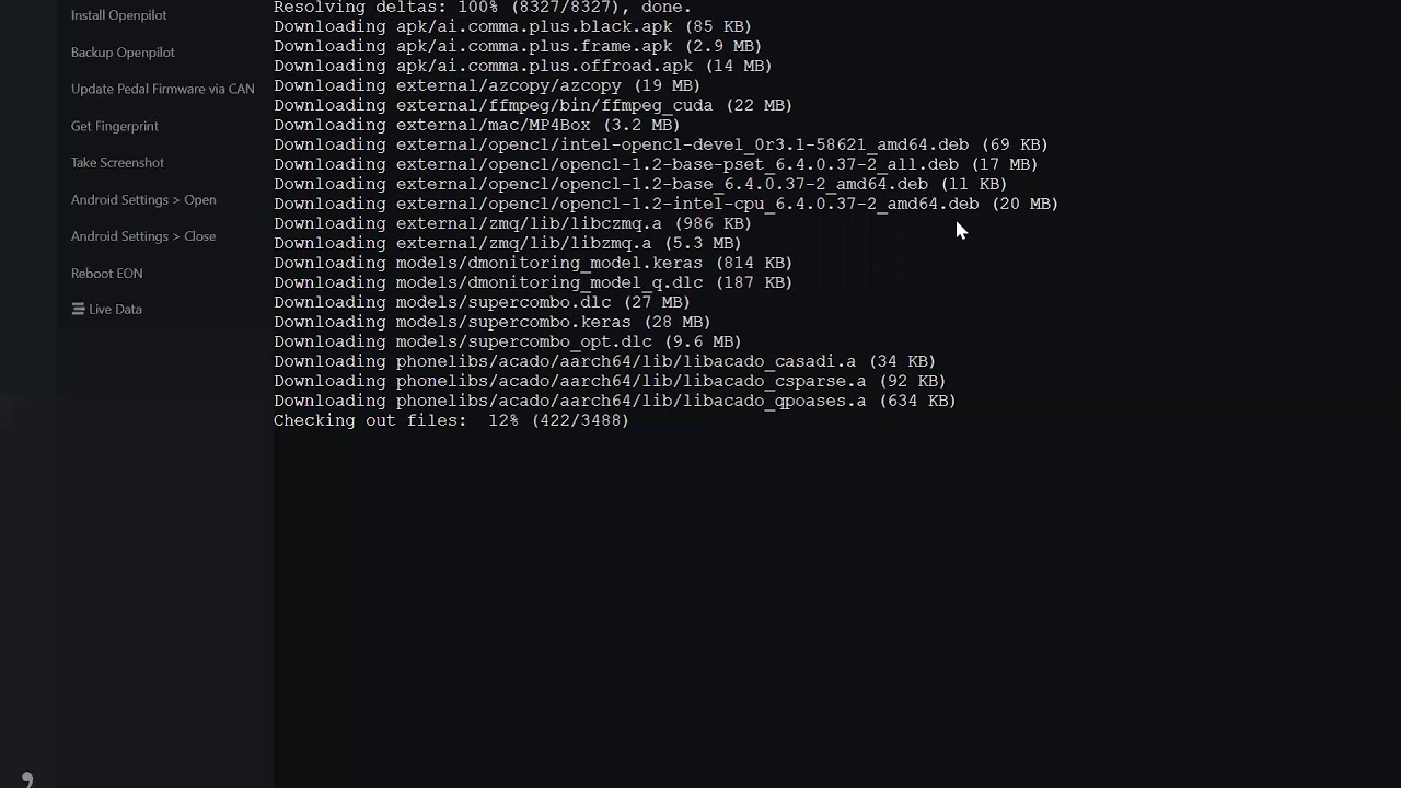 Installing a custom fork of OpenPilot with Workbench - YouTube