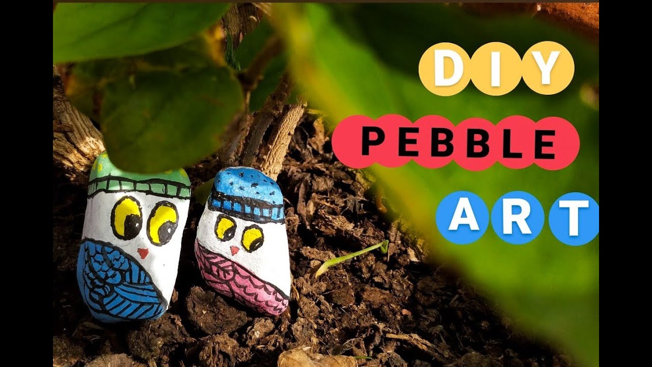 Easy DIY Pebble Art TUTORIAL | How to Make Unique Home Decor from ...