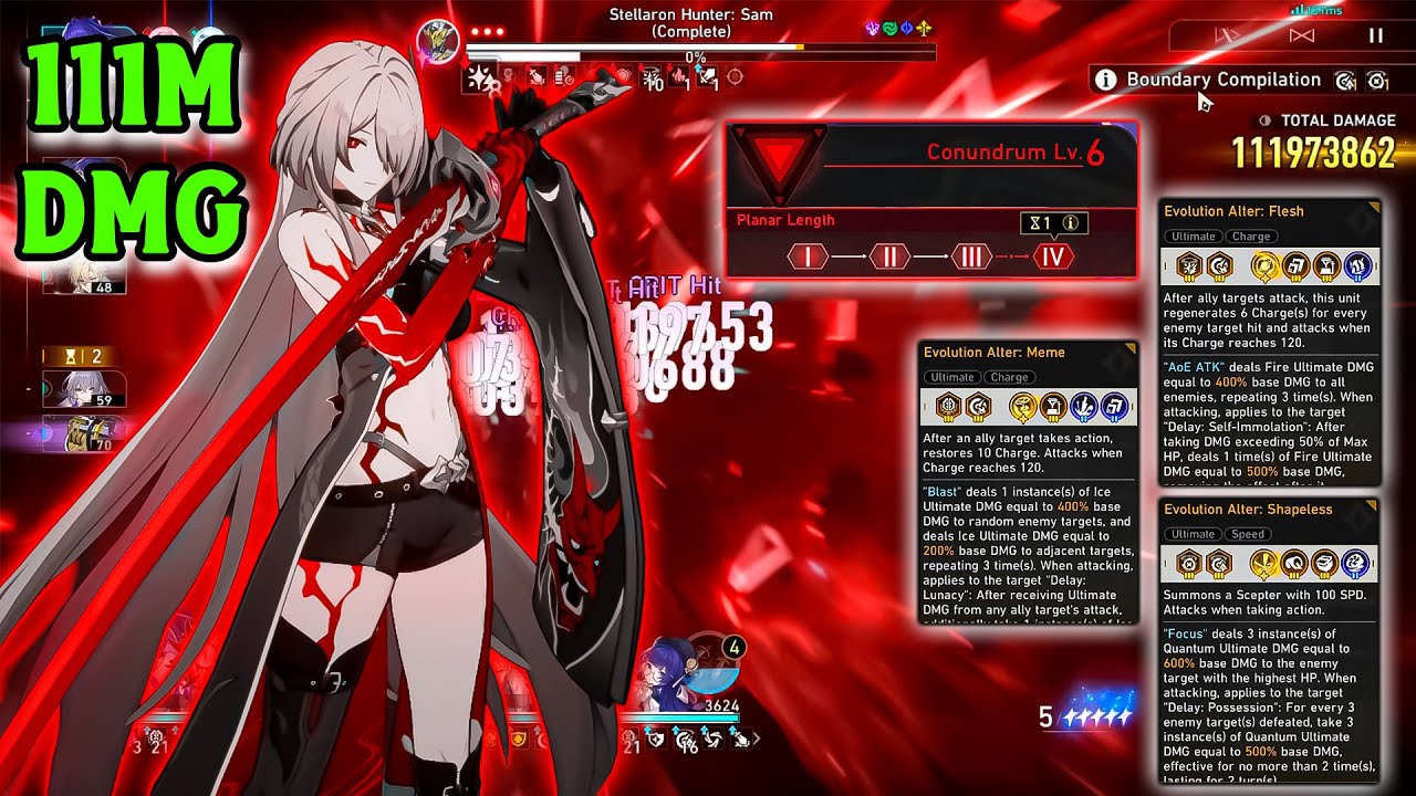 Acheron destroyed Sam | Unknowable Domain HSR 2.6 | Ultimate Scepter ...