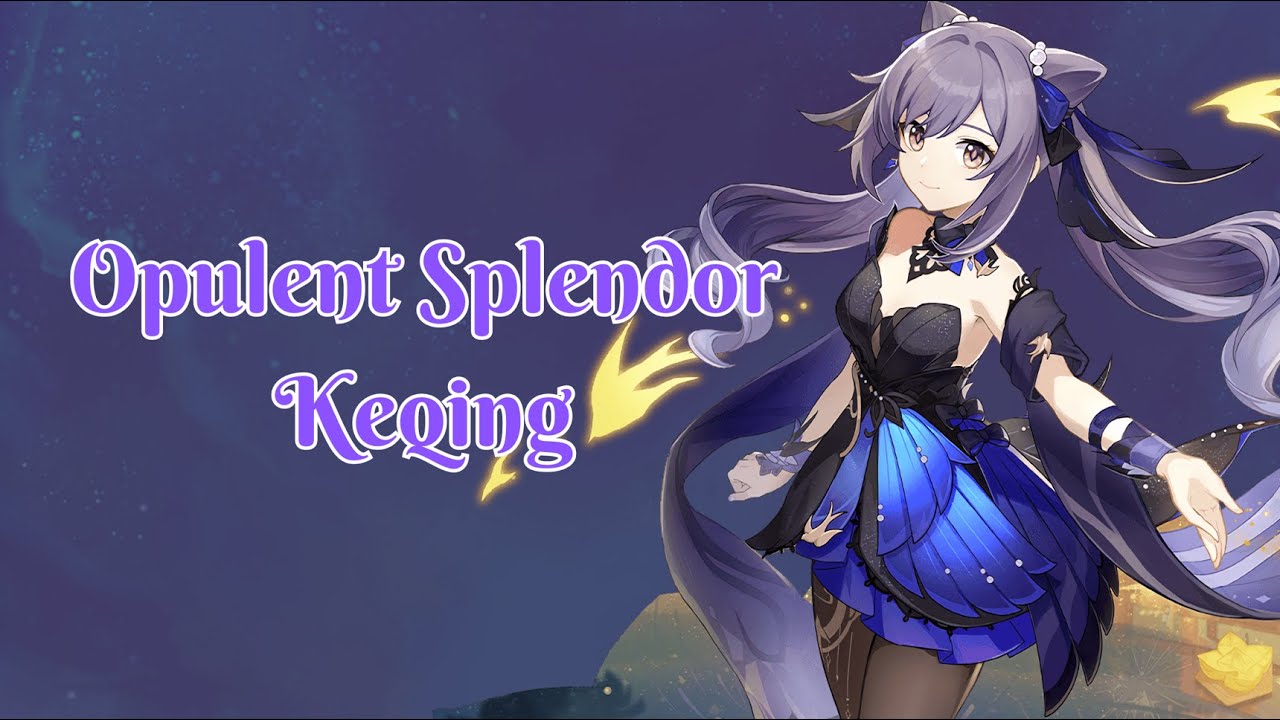 Opulent Splendor Keqing showcase | Genshin Impact - YouTube