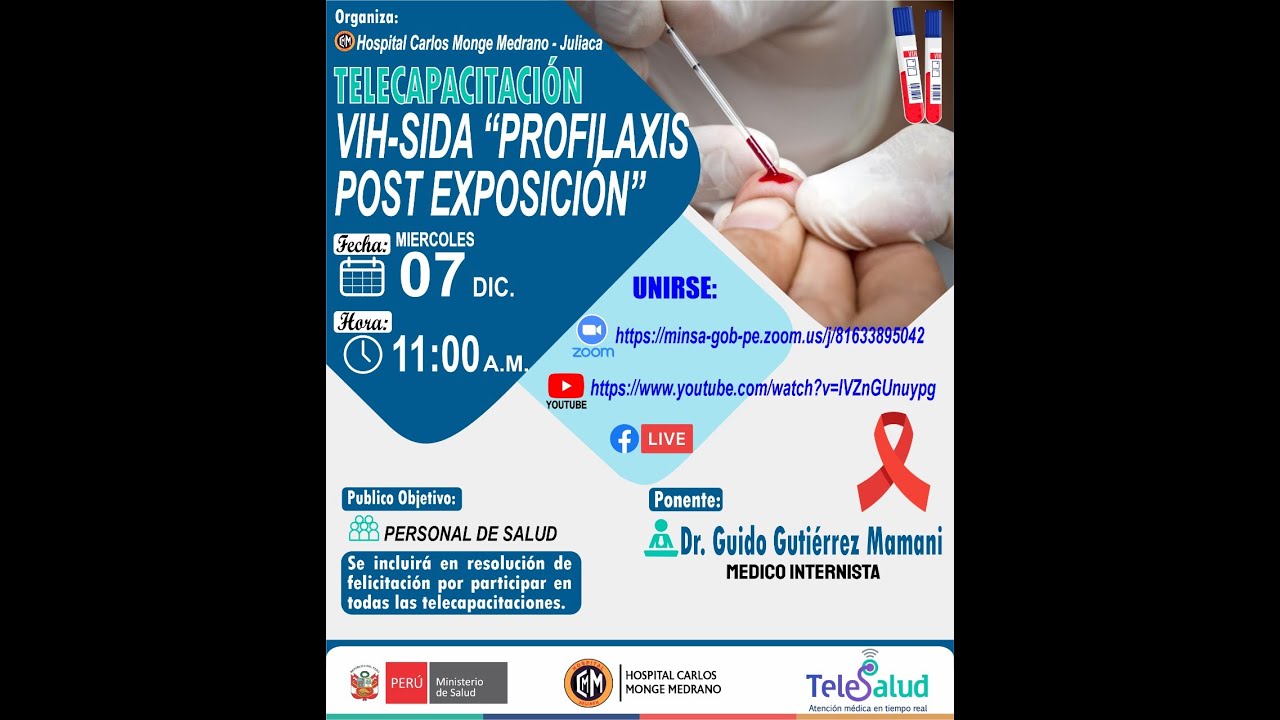 VIH-SIDA "PROFILAXIS POST EXPOSICIÓN" - YouTube