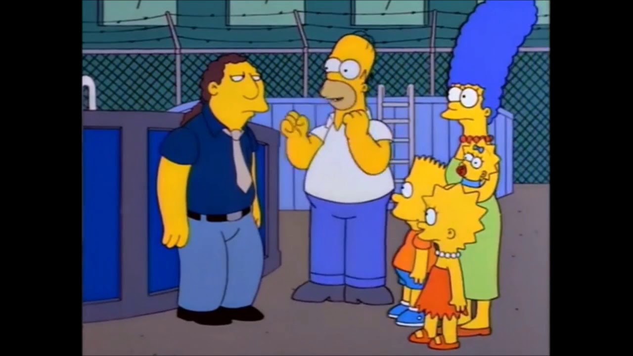 The Simpsons Pool Episode - YouTube