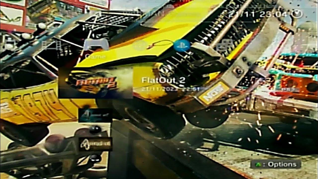 FlatOut 2 ps2 pkg ps3 - YouTube