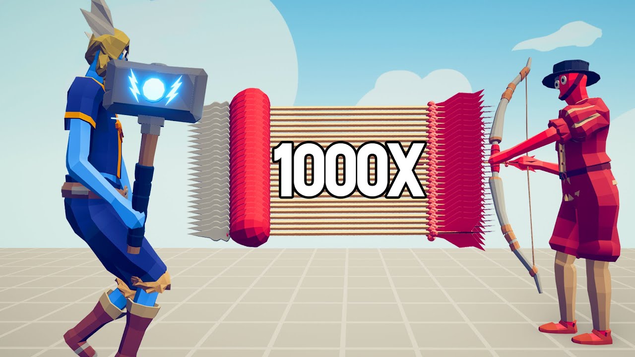 1000x OVERPOWERED BALLOON ARCHER - TABS Totally Accurate Battle ...