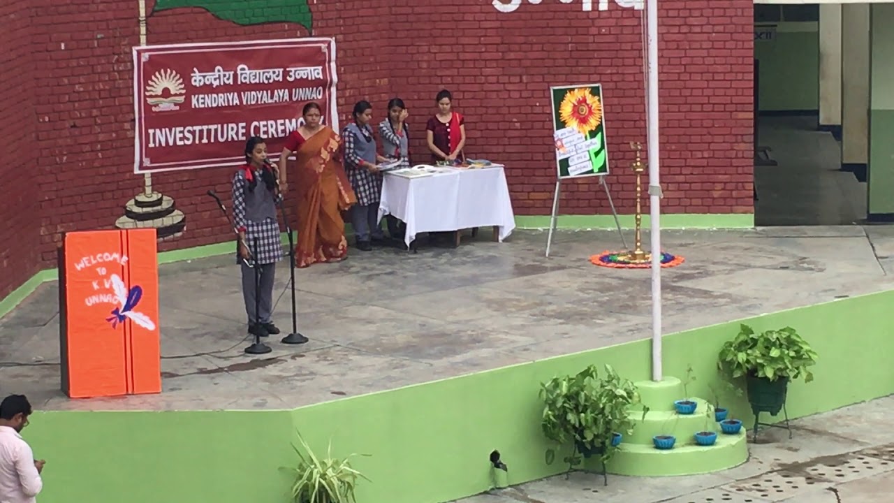 Amazing and Best speech by School Captain.... - YouTube