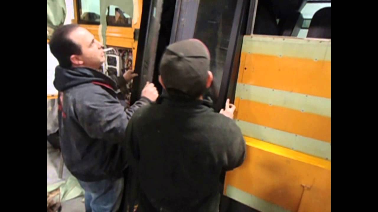 School Bus Yellow Bus Left-Side Service Door By Authority ...