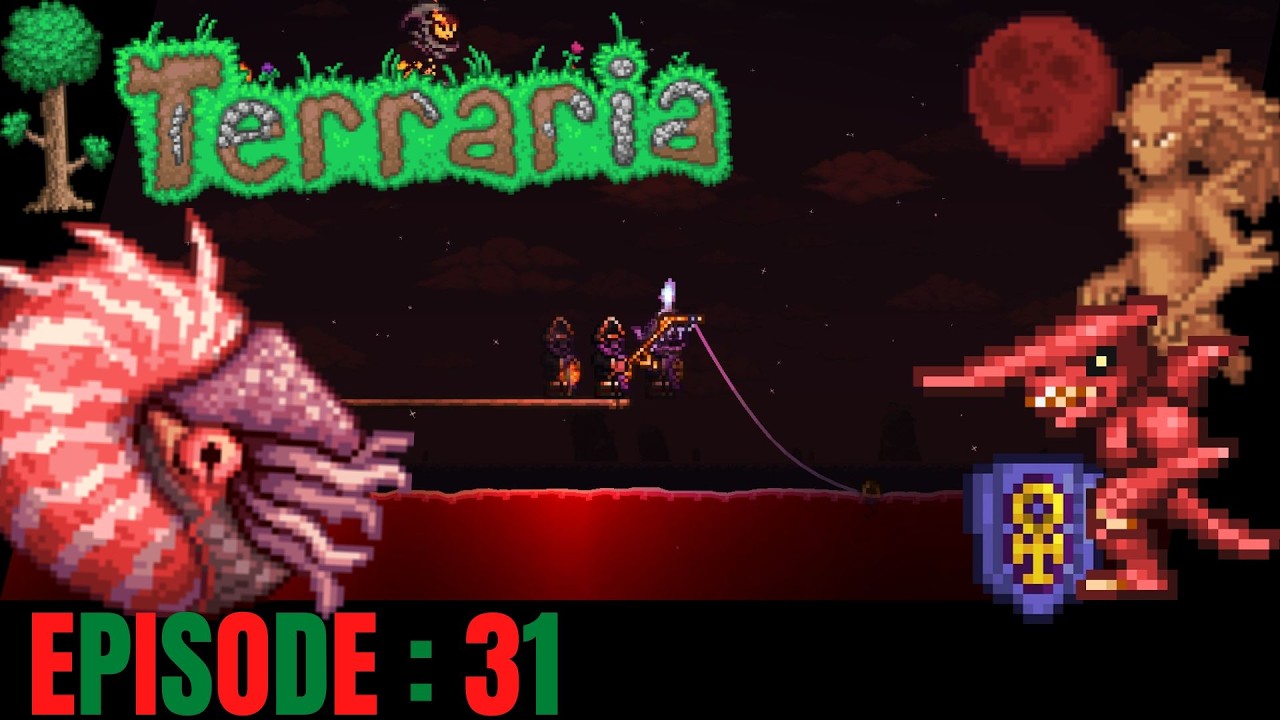 terraria #31 - Dreadnautilus - Master Mode - YouTube