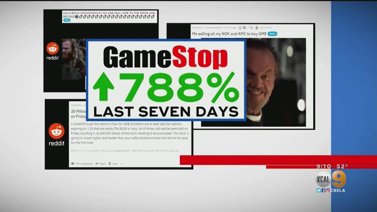 Reddit Posters Make Millions On GameStop's Wild Stock Ride - YouTube