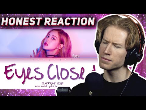 HONEST REACTION to ROSÉ - 'EYES CLOSED (Halsey)' COVER