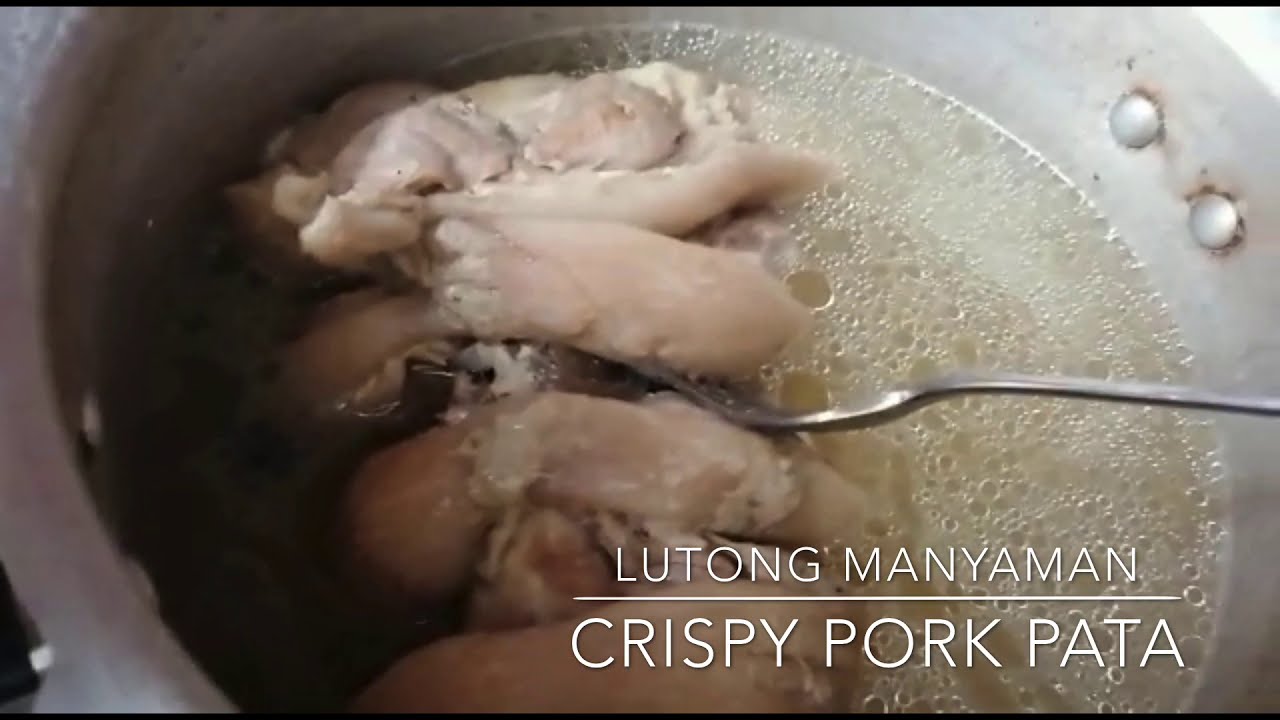 CRISPY PORK PATA - YouTube