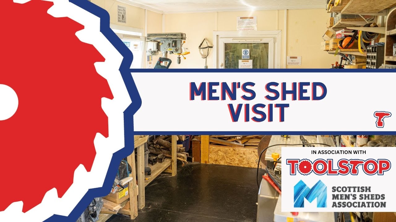 Toolstop Visit local Bothwell and Uddingston Men's Shed - YouTube