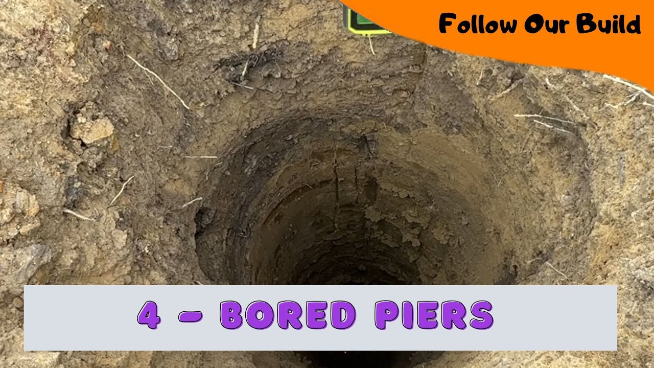 Follow Our Build - Part 4 - Bored Piers For Slab - Day 16 to Day 17 ...