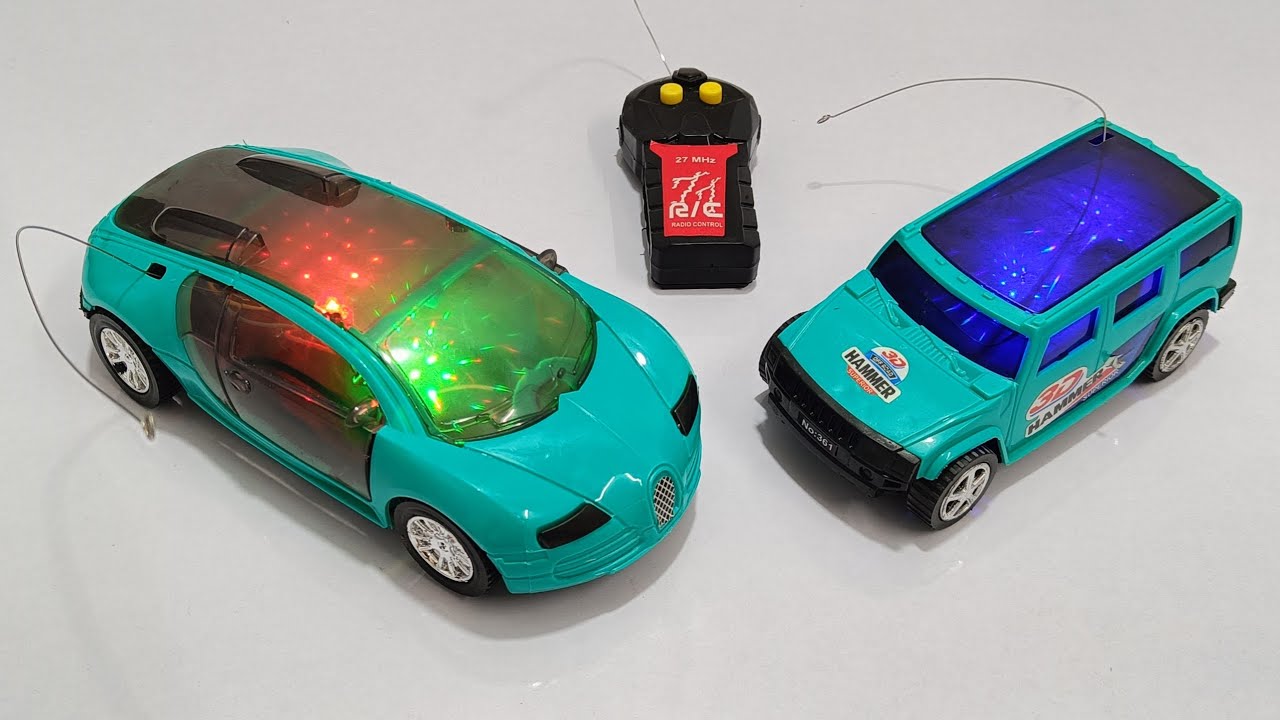 redio control 3d light rc car & remote control rc hammer car unboxing ...