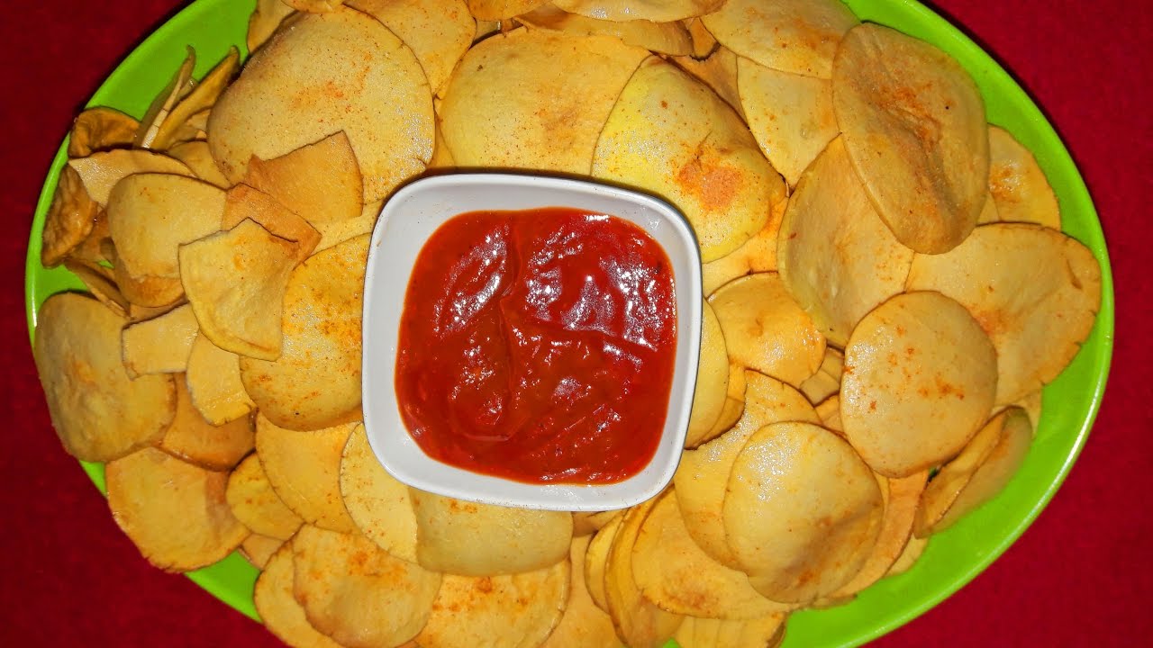 Potato Chips Snack How To Make Potato Chips Bangla বাসায় খুব সহজে চিপস ...