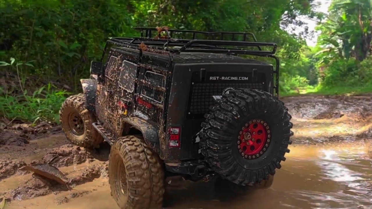 RC Crawler 1/10 | Rc Trucks Off Road Trail Adventure in Sumatera Forest ...