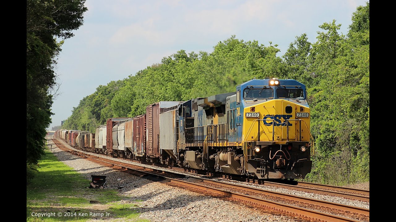 CSX S-Line Railfanning - Saturday April 26, 2014 - YouTube