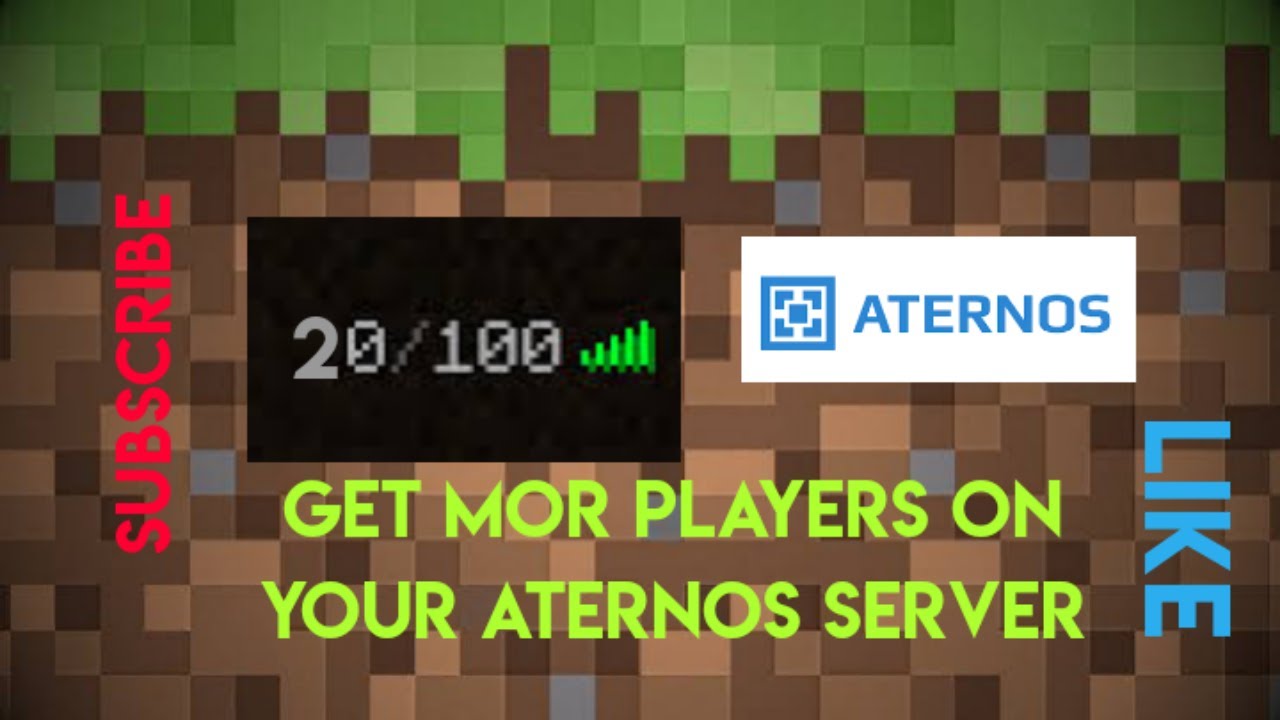 HOW TO GET MORE PLAYERS TO PLAY ON YOUR ATERNOS SERVER (EASY) - YouTube