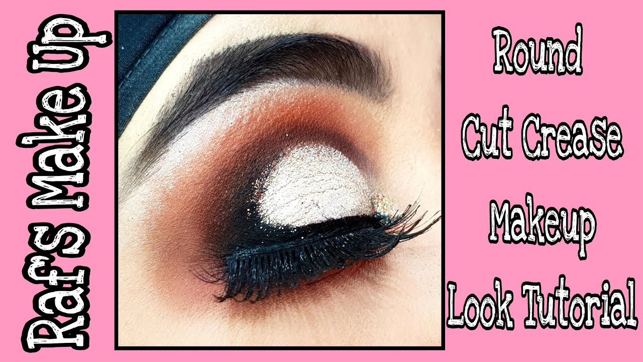 Round Cut Crease Makeup Look Tutorial || Pencil Technique || By Raf's ...