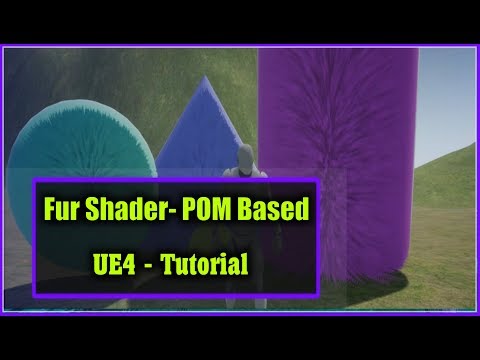 Unreal Engine 4 - Fur Material-Tutorial | eJOY English