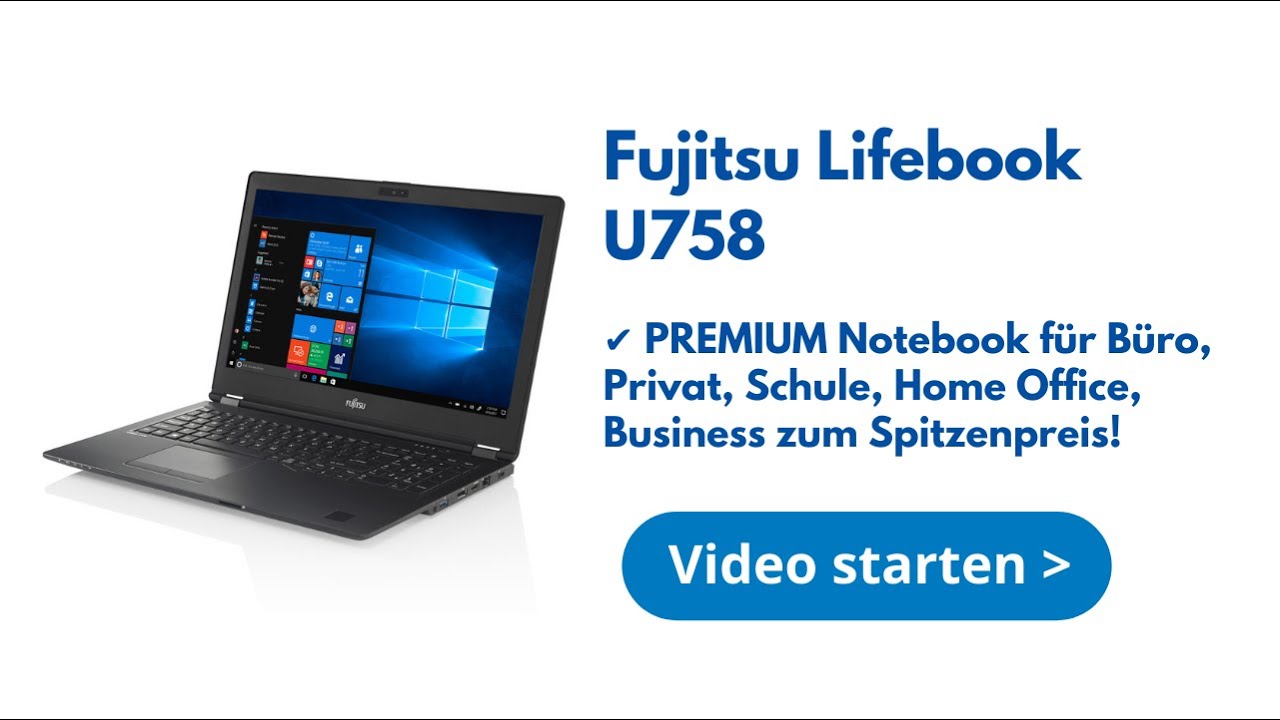 Fujitsu Lifebook U758 - YouTube