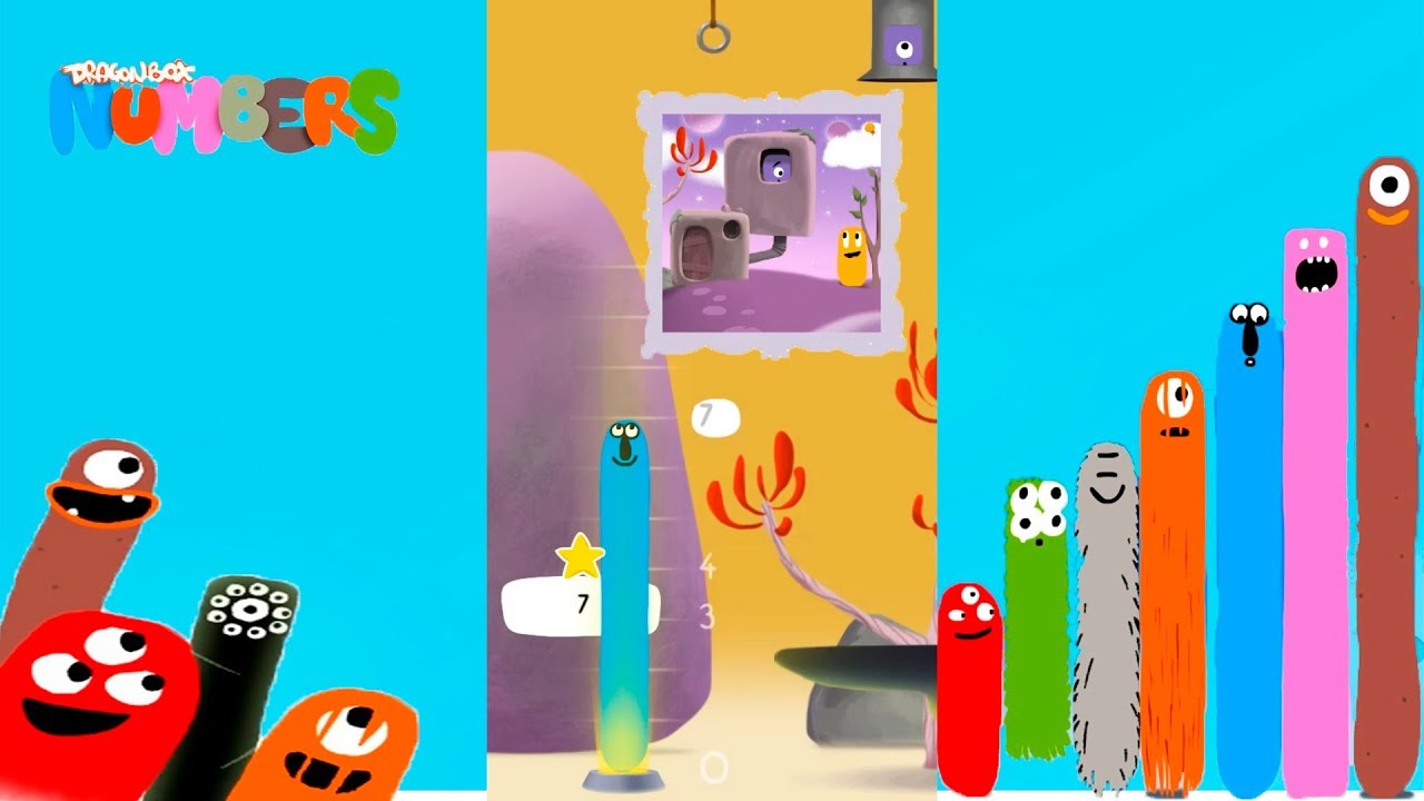 Guess the numbers - DragonBox: Numbers - Ladder. - YouTube