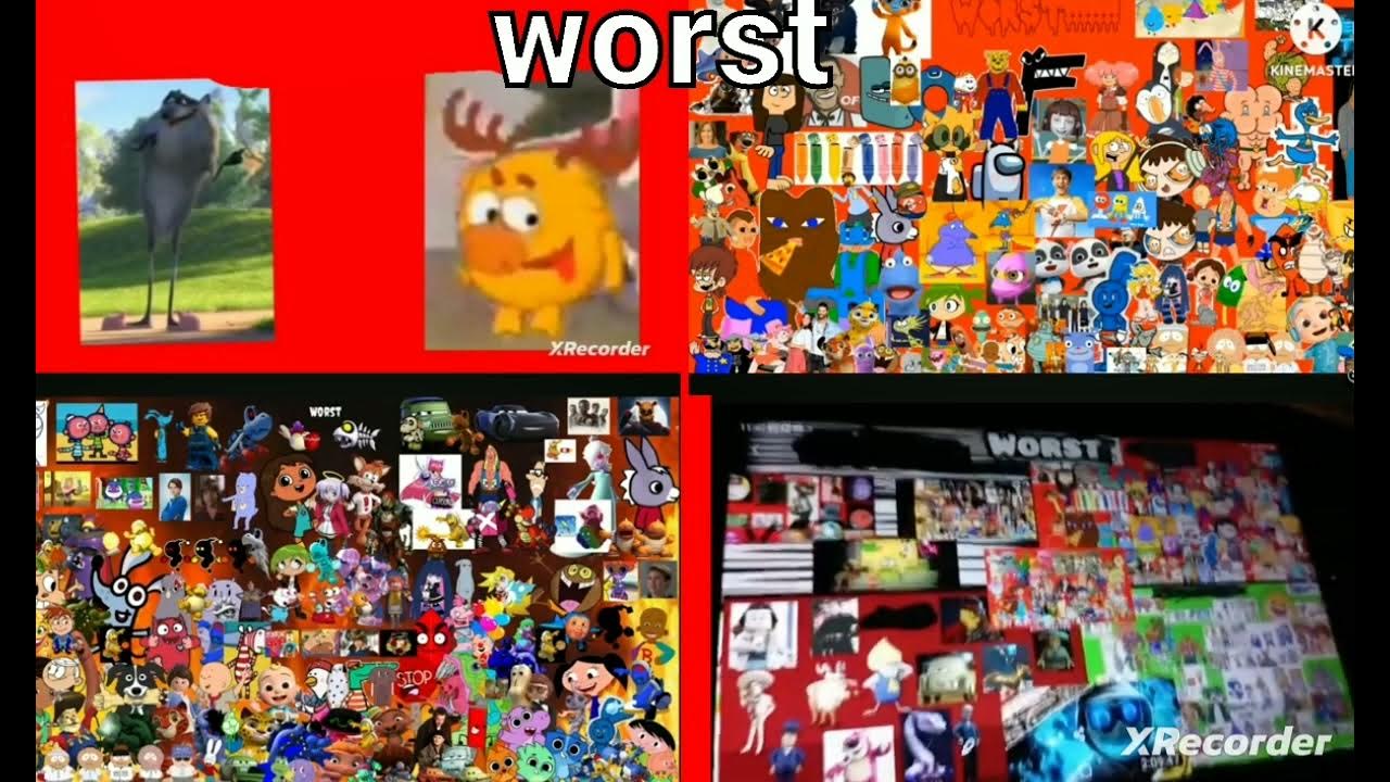 my best to worst characters list (v2) - YouTube
