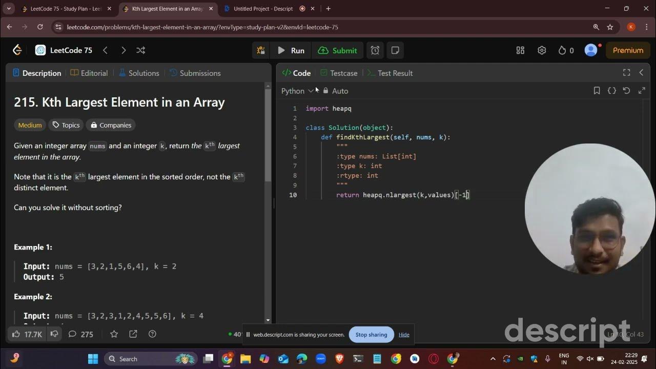 LeetCode Day 75 : Python with Dsa in Leetcode , Day 95 of Python learning Series ,LeetCode in ...