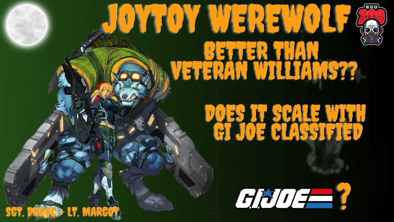 WEREWOLF HALLOWEEN REVIEW SGT.DUROC 1/12 scale? GI JOE CLASSIFIED ...