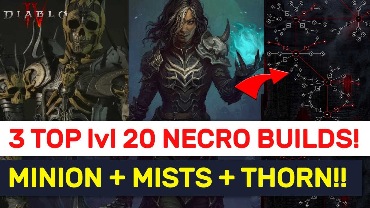 3 MUST TRY Level 20 Necromancer Builds For SERVER SLAM!! | Diablo 4 ...
