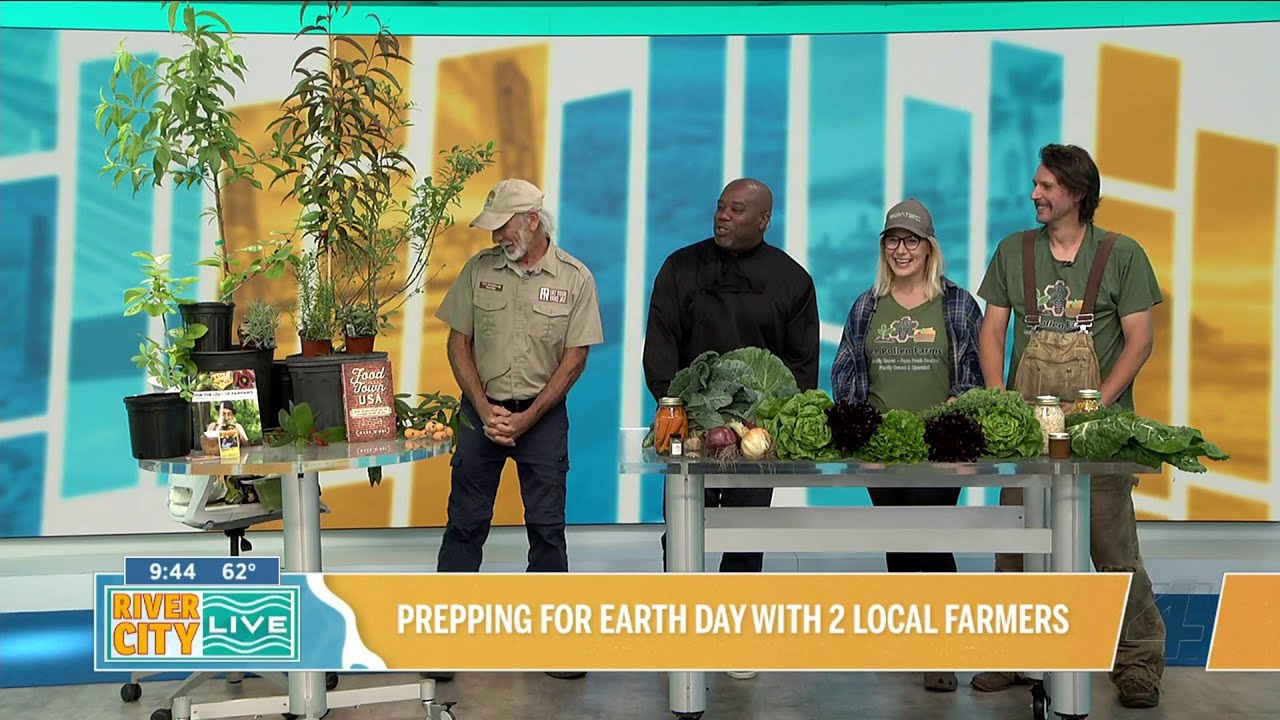 Earth Day prep with two local farmers - YouTube