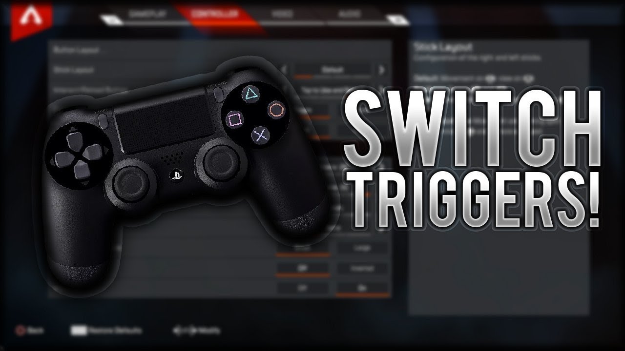 HOW TO FLIP L1/L2 & R1/R2 ON APEX LEGENDS! BEST FOV & CONTROLLER ...