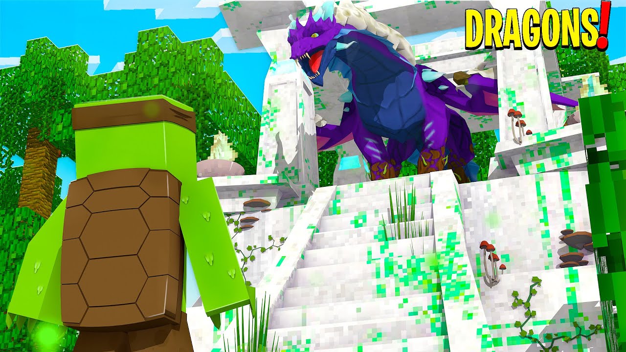 THE ELEMENTAL DRAGON TEMPLE! - Minecraft Dragons - YouTube