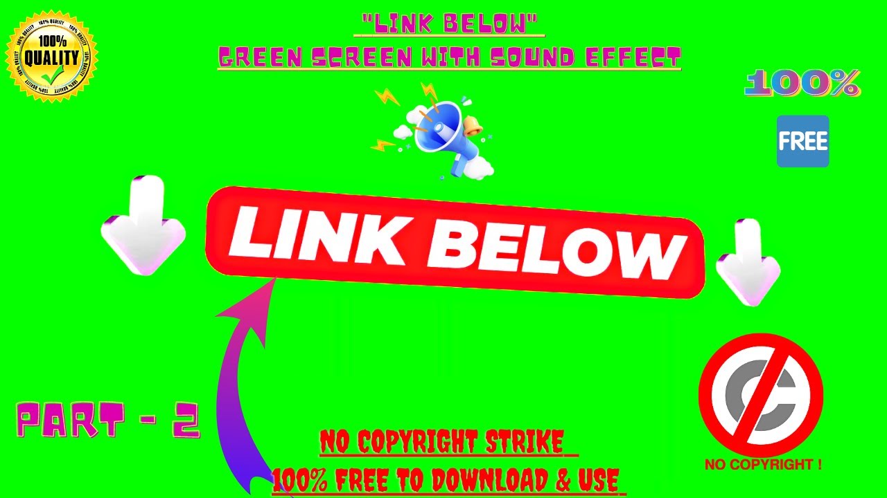 Link Below VFX👍Animation Green Screen With Sound Effect🔊No Copyright ...