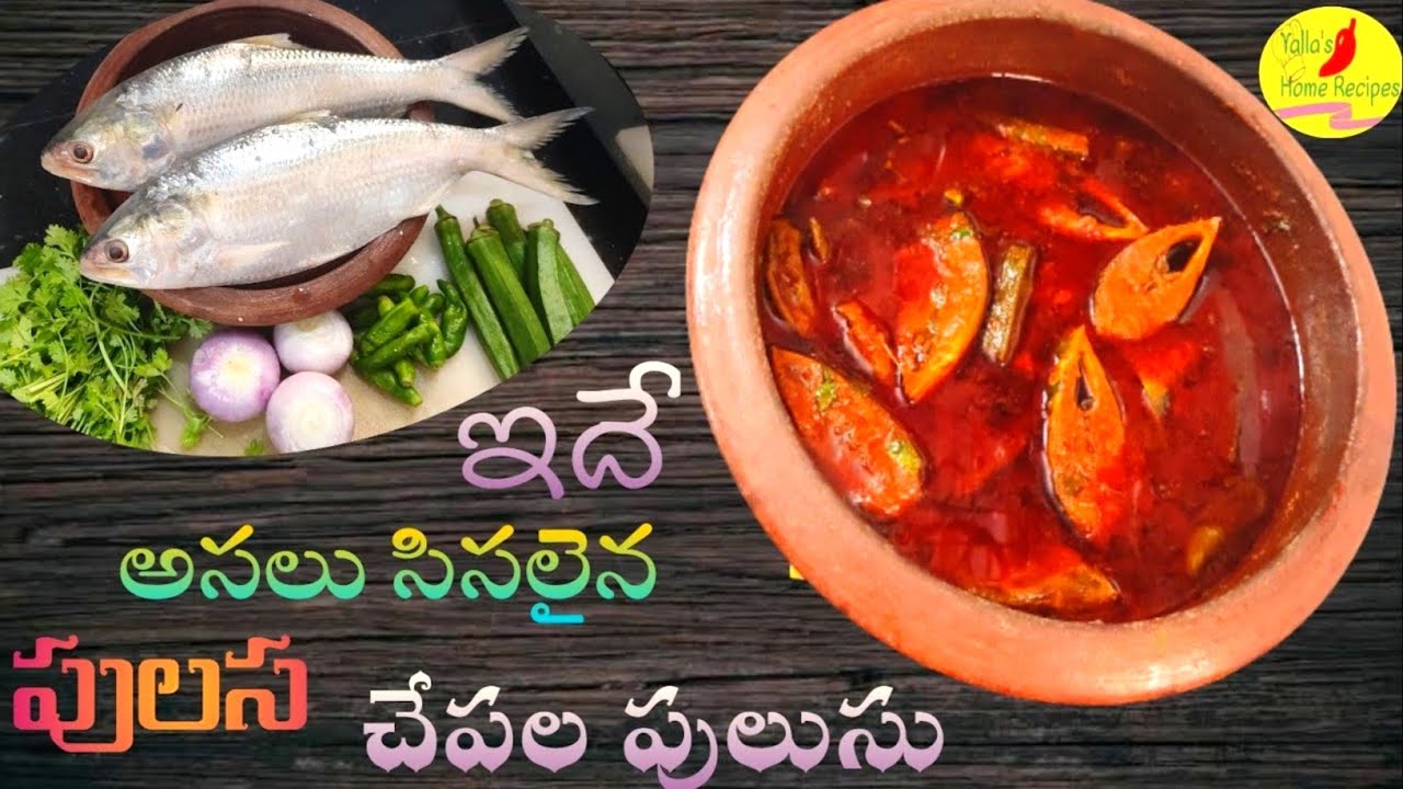 Pulasa pulusu | godavari special pulasala pulusu | pulasa fish curry in ...