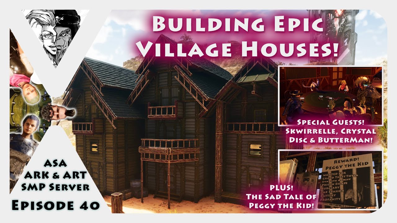 Tutorial! How to Build Epic Village Houses! – ARK Survival Ascended ...