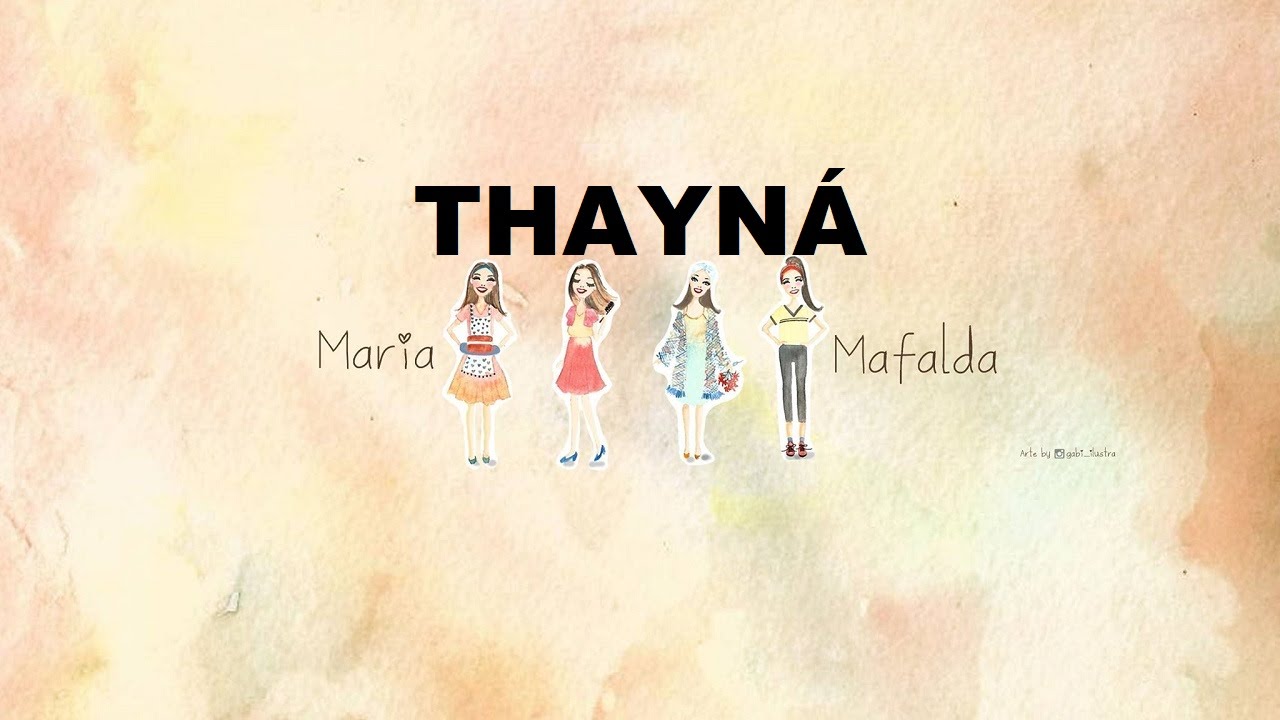 Thayná Significado e Origem do Nome - YouTube